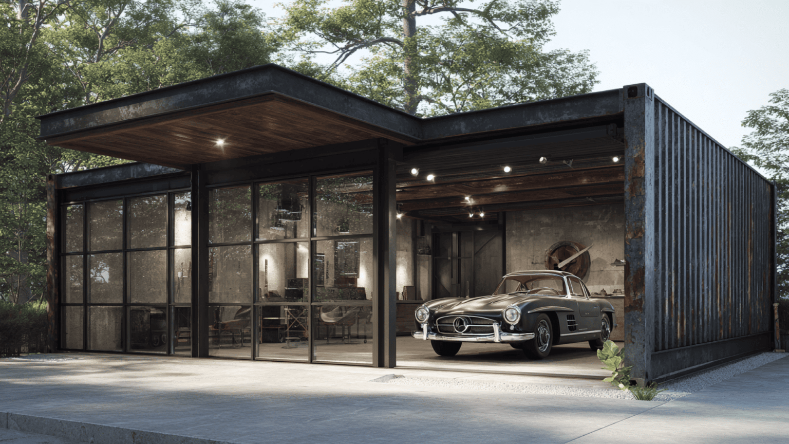 14 Creative Shipping Container Garage Ideas - Jack Cooper
