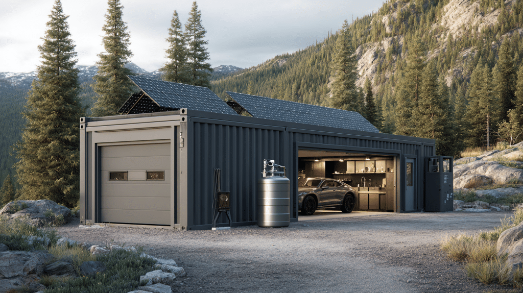 14 Creative Shipping Container Garage Ideas - Jack Cooper