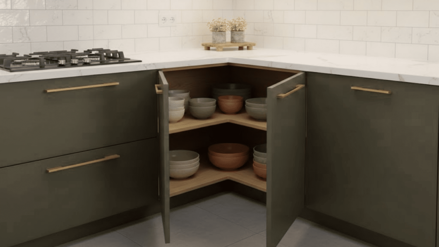 27 Smart Corner Cabinet Ideas That Maximize Space - Jack Cooper
